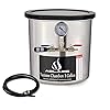 Ablaze 3 Gallon Gal Tempered Glass Lid Vacuum Degassing Purge Chamber ...