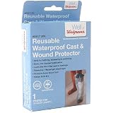 Amazon.com: Walgreens, Reusable and Waterproof cast/Wound Protector ...