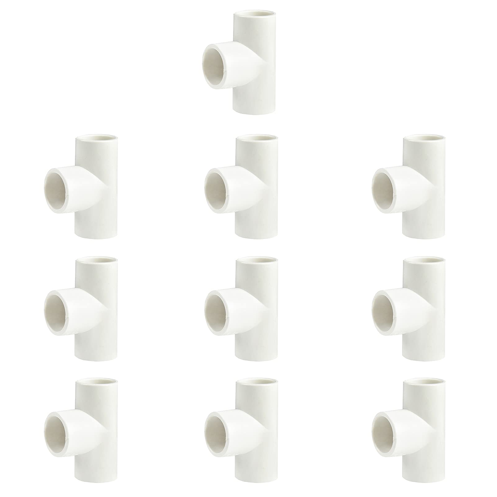 Mua 1/2" 10pcs 3-Way Tee PVC fittings Pipe Fittings Adapter-(Socket x ...