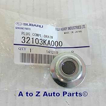 Amazon.com: Subaru 2011-2019 Subaru Oil Drain Plug & Crush Washer ...