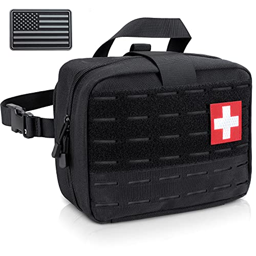 LIVANS Tactical Molle Medical Pouch of Upgraded Size, First Aid Large ...