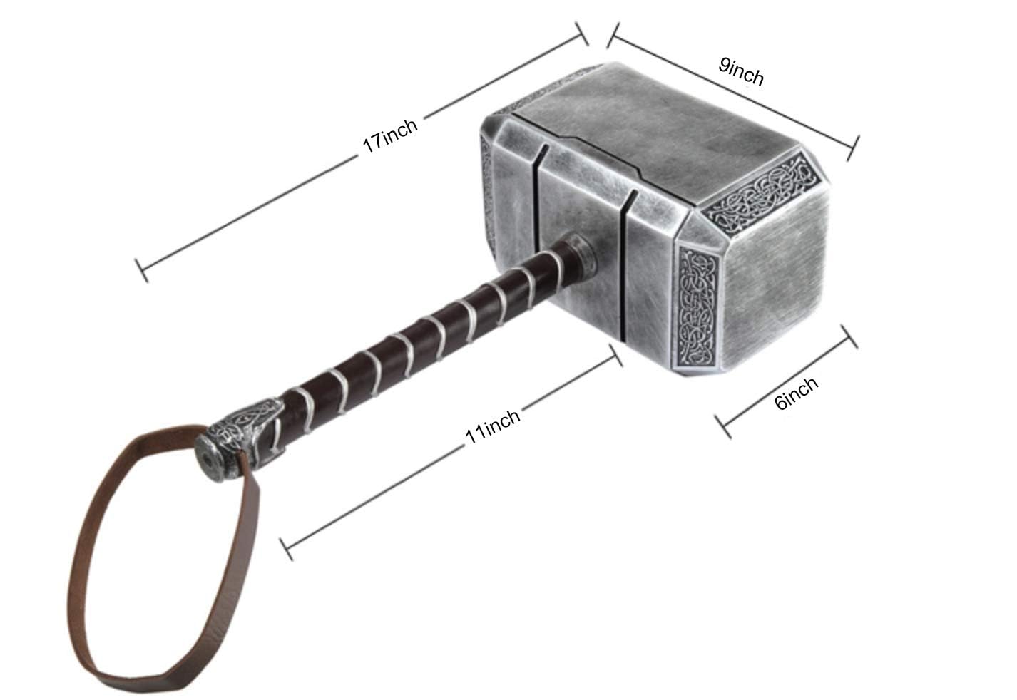 Mua Thor Mjolnir Hammer Collectable 1:1 Replica Cosplay Costume Prop ...