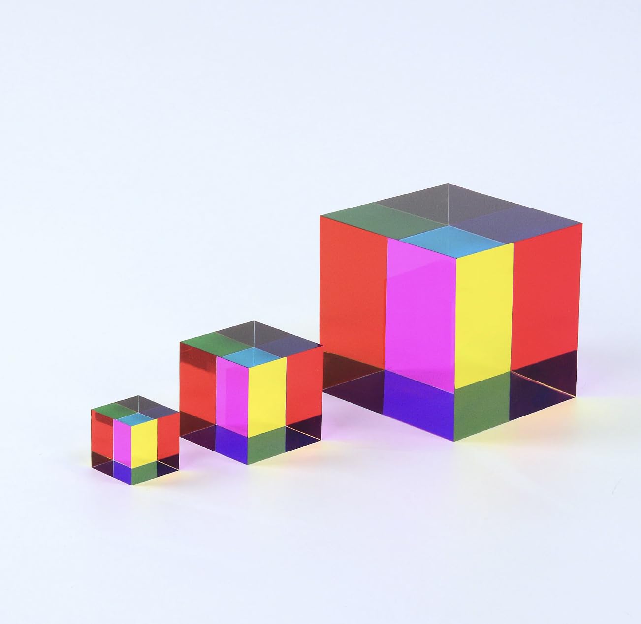 Mua Cmy Cubes Original Mega 95mm Cyan Magenta And Yellow Cube Optical Color Cube Teaches