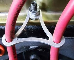 Amazon.com: SBC Chevy Billet Aluminum Spark Plug Wire Loom 327 350 400 ...