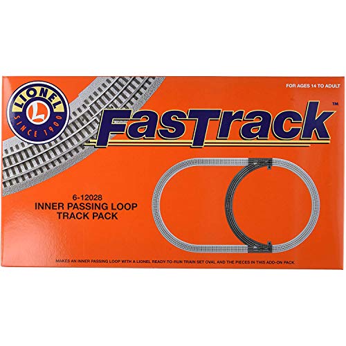 Lionel FasTrack Electric O Gauge, Inner Passing Loop Add-On Track Pack ...