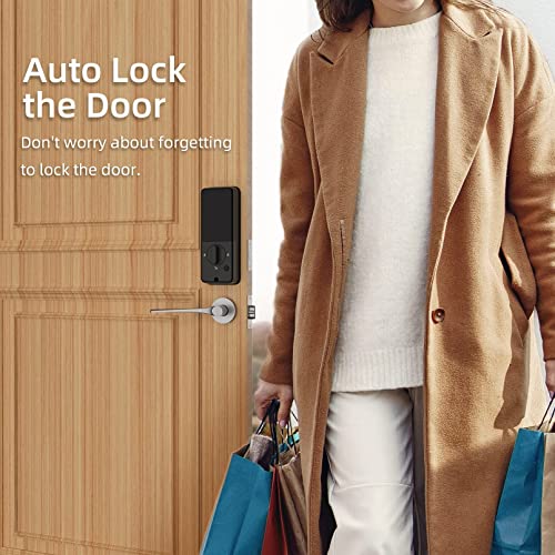 PINEWORLD Smart Lock Fingerprint Keyless Entry Door Lock WiFi ...