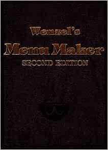 Wenzel's Menu Maker: Wenzel, George Leonard: 9780471289876: Amazon.com ...