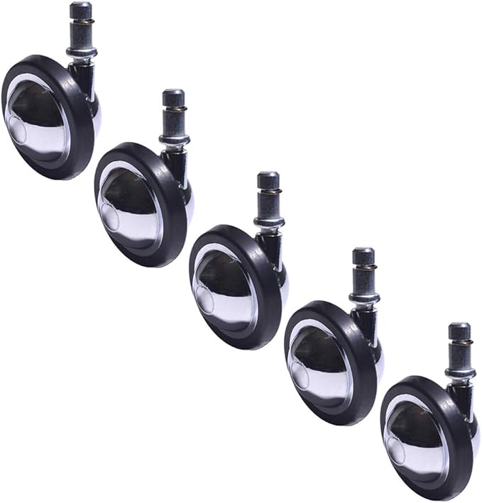 Amazon.co.jp： WQSQ スイベル オフィスチェアキャスター ボールキャスター 家具用 キャスター取替え 58径 静音車輪 適応穴 ...