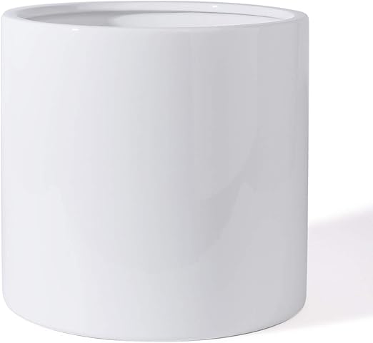 Amazon.com : 10 Inch Glazed Ceramic Indoor Planter Pot - Modern Large ...