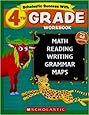 Scholastic - 4th GRADE Workbook with Motivational Stickers (Scholastic ...