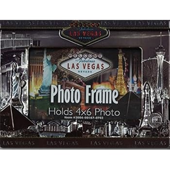Amazon.com - Great Places To You Las Vegas Picture Frame - 4X6 Red, Las ...