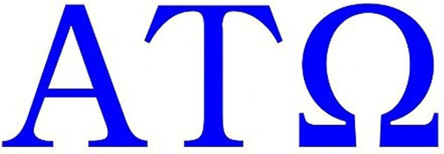 Amazon.com: Alpha Tau Omega ATO Greek Letter Window Sticker Decal ...