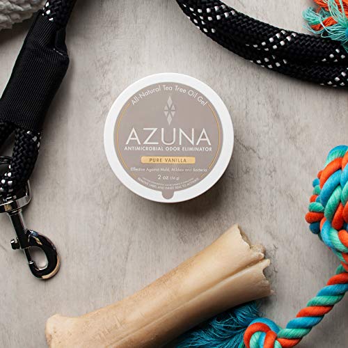 AZUNA Antimicrobial Odor Eliminator, Pure Vanilla Scent, Whole Home Kit ...