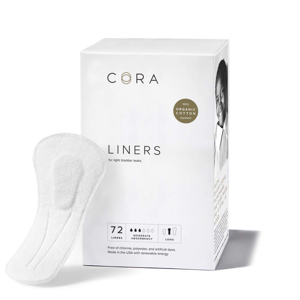Cora Ultra Thin Organic Bladder Liners | Moderate Absorbency ...
