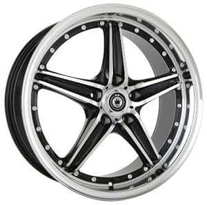 Amazon.com: 19x9.5 Konig Sideways (Black / Machined) Wheels/Rims 5x114 ...