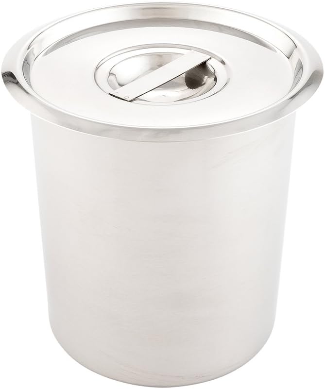 Stainless Steel Bain Marie Lid - for Met Lux 3.5 Quart Stock Pots and ...