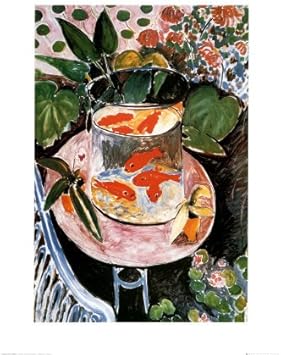 Reproduction d'art 'Poissons rouges', de Henri Matisse, Taille: 60 x 80 ...