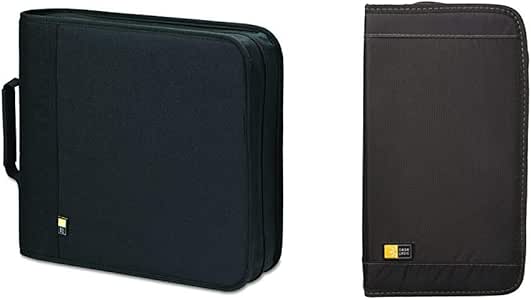Amazon.com: Case Logic BNB-208 208 Capacity CD/DVD Prosleeve Nylon ...