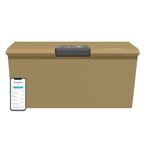 Loxx Boxx Smart Parcel Package Locker, LTE Cellular Mail Lock Box w/Wi ...