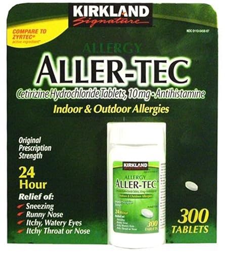 Kirkland Signature Aller-Tec-Cetirizine Hydrochloride Antihistamine ...
