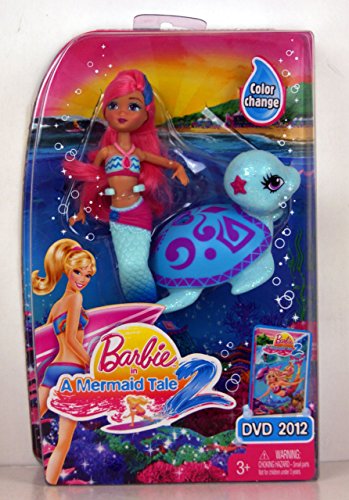 Buy Blue Barbie Mermaid ~6.25" Mini-Doll & Turtle: Barbie in a Mermaid ...