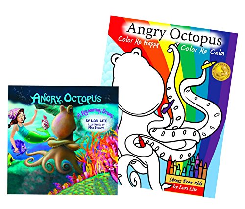 Angry Octopus Book-Coloring Book Package:Anger Management Story Plus ...