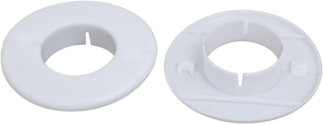 Amazon.co.jp： uxcell プラスチック取り外し可能な空調 壁穴カバー白 2個入り 55mm内径: 大型家電