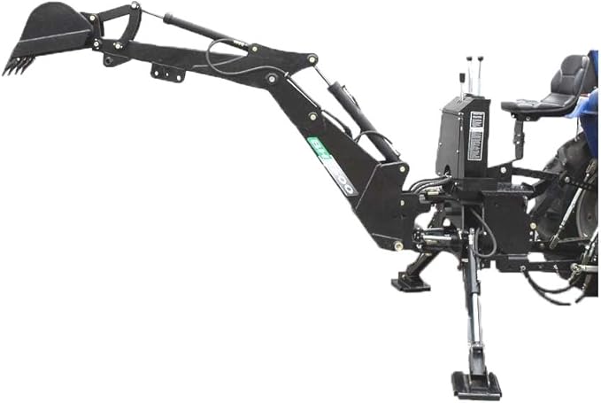 Amazon.com: BH6600 3 Point PTO Driven Hydraulic Backhoe Excavator ...