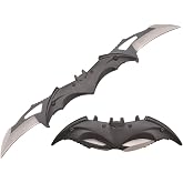 Amazon.com : BATMAN Bat Folding Dual Twin Double Blade Spring Assisted ...