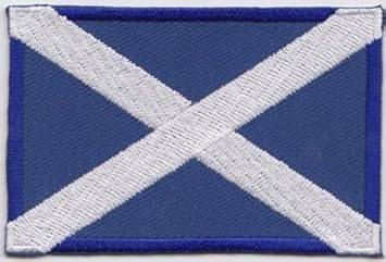 Scotland St Andrews Saltire Flag Embroidered Patch Badge: Amazon.co.uk ...