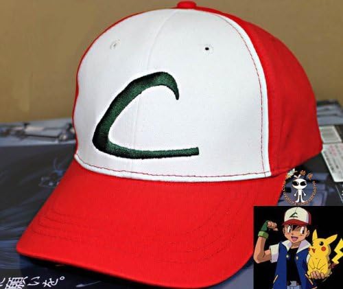 Cosplay accessory Pokemon Best Wishes Satoshi baseball cap hat sun ...