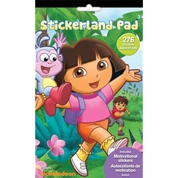 Amazon.com: Dora the Explorer Reward Stickers - Over 276 Stickers! by ...