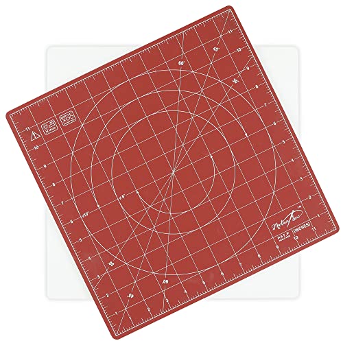 Madam Sew Self Healing Cutting Mat, 12x12 Rotating Cutting Mat for ...
