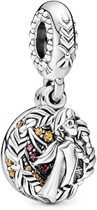 Amazon.com: PANDORA Disney Frozen Anna 925 Sterling Silver Charm ...