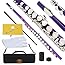 Amazon.com: Glory Closed Hole C Flute With Case, Tuning Rod and Cloth ...