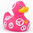 Amazon.com: Symbol (Peace) Rubber Duck by Bud Ducks | Elegant Gift ...