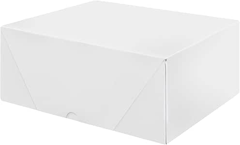 Amazon.com : White Letterhead Folding Boxes - 25 Per Pack (8 1/2 x 11 x ...