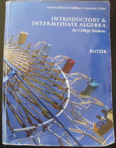 Introductory & Intermediate Algebra: for College Students, Third ...