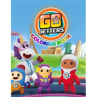 Buy Go Jetters Coloring Book: Interesting coloring book suitable for ...