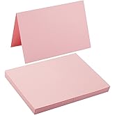 Amazon.com : 50 Pack Blank Cards Folded Cardstock Thank You Blank ...