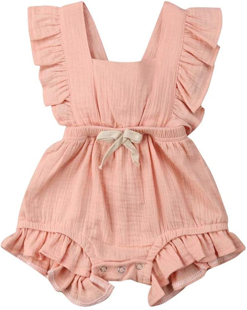 EDOTON Monos para Bebés, Ropa sin Mangas de Traje de Traje de Bowknot ...