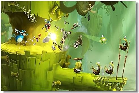 Amazon.com: Lawrence Painting Rayman Legends Game Canvas Wall Poster Hd ...
