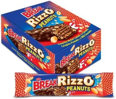 Tiffany Break Rizzo Peanut Cereal Crunchy Wafer Chocolate, 12 x 30 g ...