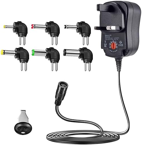 Nyganmelloz 12W Universal AC/DC Transformer Power Adapter 3V 4.5V 6V 9V ...