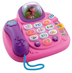 Amazon.com: VTech Dora the Explorer Dial & Learn Phone: Toys & Games