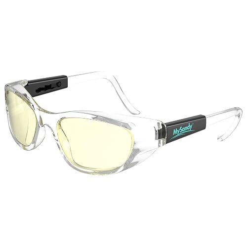 ANSI Z87.1+ Safety Glasses with Anti-Fog & Blue Light Filter, 3 ...