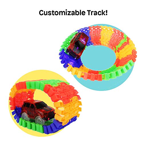 Boley Builders Race Car Track - Kids Customizable 96 Piece Track ...