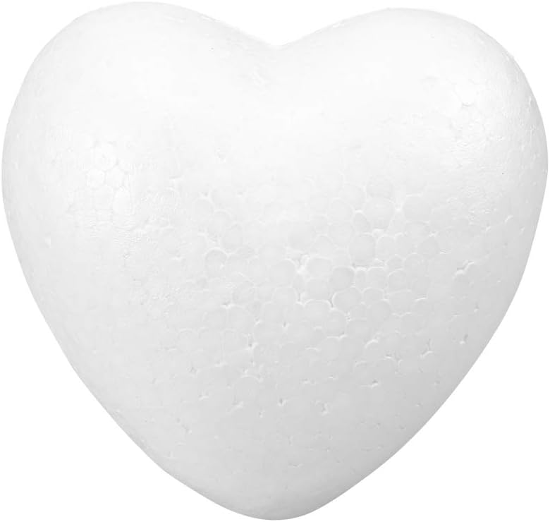 Amazon.com: PRETYZOOM Craft Foam Hearts Heart Shaped Styrofoam ...