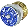 15 Amp 115V Edison Base Mini Circuit Breaker Push Fuse : Amazon.ca ...