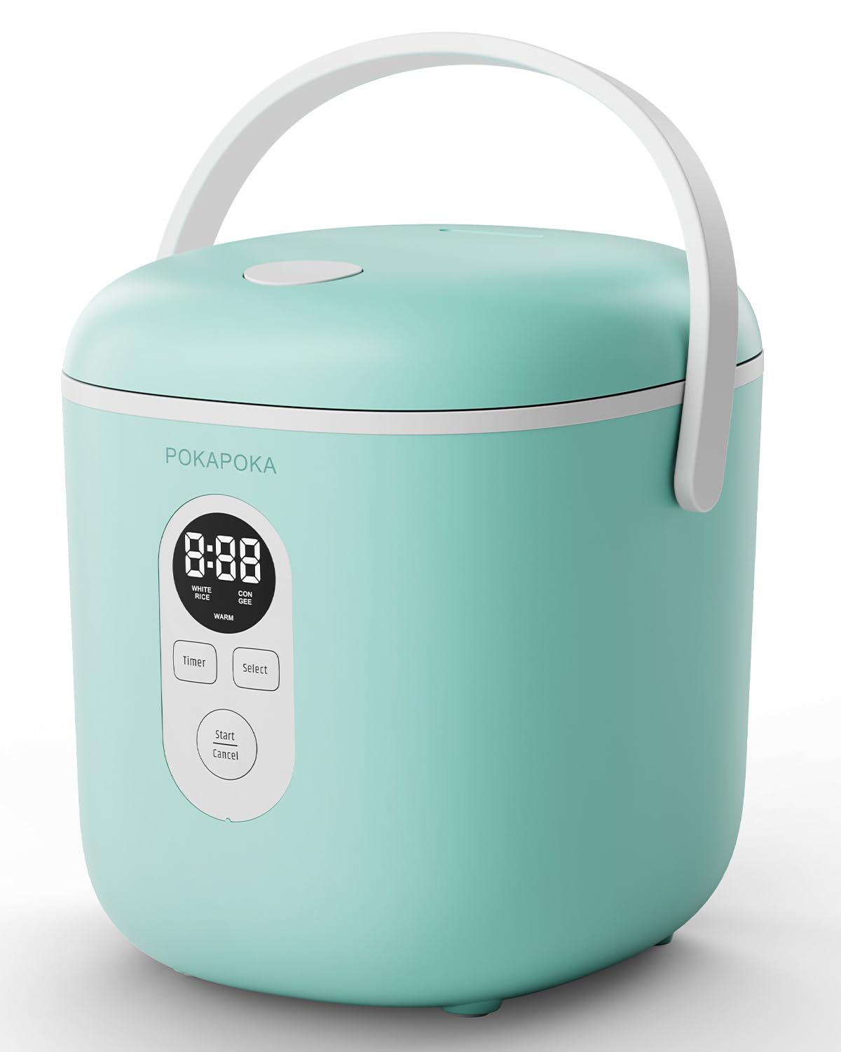 Mua POKAPOKA Mini Rice Cooker 2 Cup Uncooked, Small Travel Rice Cooker ...